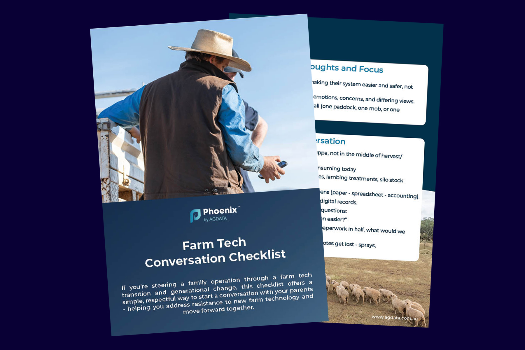 Farm Tech Conversation Checklist - AGDATA Holdings